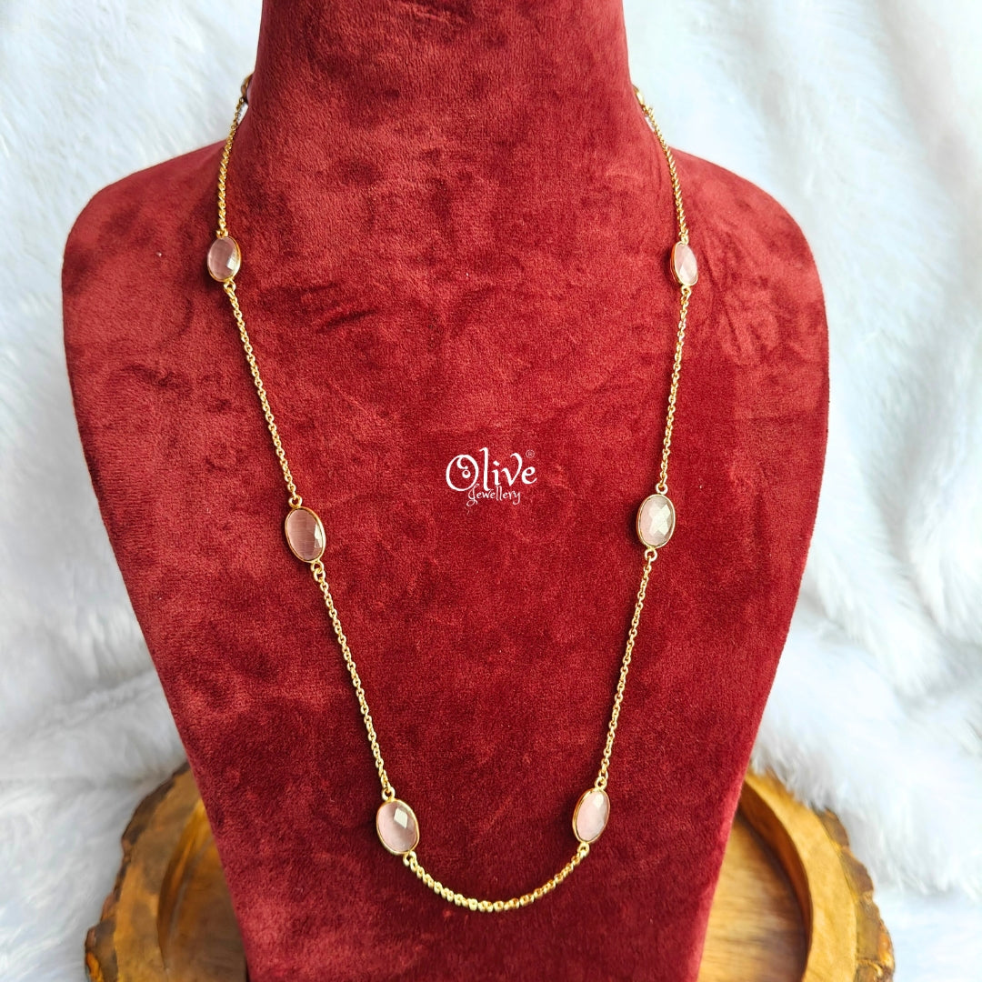 Natural Stone Chain - 63 – Olive Jewellery