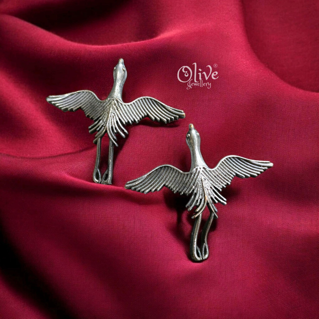 The Silver Flamingo - Silver Replica Collection – Olive Jewellery