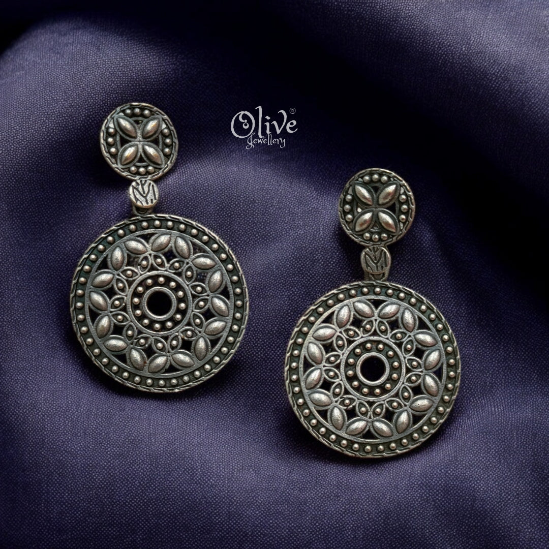 The Floral Spiral- Silver Replica Collection – Olive Jewellery