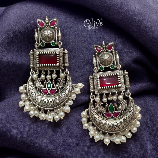 The Peacock Carnival- Silver Replica Collection – Olive Jewellery