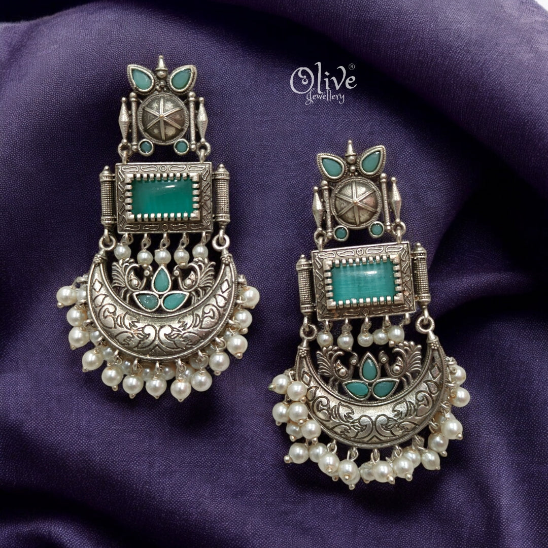 The Peacock Carnival- Silver Replica Collection – Olive Jewellery